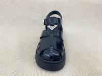 China TPR Womens Silver Platform Sandals With Thick Soled And Cover Head for sale