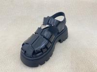 China TPR Womens Silver Platform Sandals With Thick Soled And Cover Head for sale