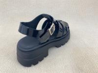China TPR Womens Silver Platform Sandals With Thick Soled And Cover Head for sale