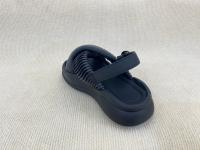 China Flat Heel Women Black Flip Flops For Beach Pool Summer Black Platform Flip Flops for sale
