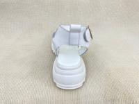 China Heightening White Platform Sandals With Line Belt For Beach Open Toe for sale
