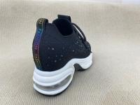 China Bling Crystal Platform Loafers Black for sale