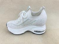 China Lace Up White Platform Loafers Heightening Designer Platform Loafers for sale