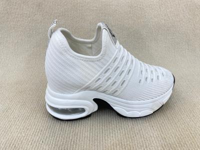 China Mesh Upper Womens White Platform Loafers PU Outsole Flatform Loafers for sale
