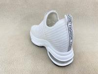 China Mesh Upper Womens White Platform Loafers PU Outsole Flatform Loafers for sale