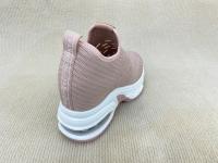 China Breathable Pink Platform Loafers Microfiber Loafer Platform Shoes for sale