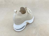 China Lacing And Heightening Comfortable Platform Loafer Heels White for sale