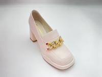 China Women white high heels with thick soled and easy to take off summer for lady for sale