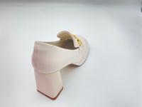 China Women white high heels with thick soled and easy to take off summer for lady for sale