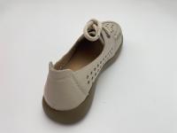 China Breathable hollow lace-up comfortable women's shoes with soft soles white for sale
