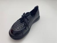 China black breathable hollow lace-up comfortable women's shoes with soft soles for sale