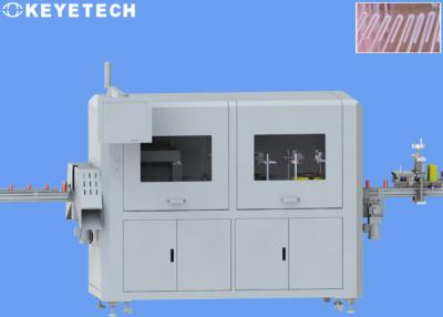 China Roll Package Beverage Straw Vision Inspection Machine with Labeling Device for sale