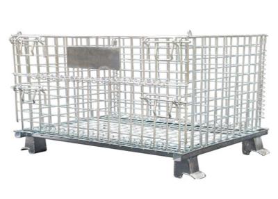 China SGS Stainless Steel Mesh Container 1000x800x840mm with 1200kg Capacity - Warehouse Storage Bins for sale