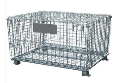 China 6mm 304 Stainless Steel Wire Mesh Container 1000×800×840mm with 1200kg Capacity for sale