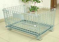 China HuanHang Metal Mesh Storage Bin W800 × H840mm with 1200kg Capacity - Collapsible Wire Mesh Container for sale