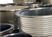 China 304 Stainless Steel Wedge Wire Screen L6m Filter Elements - 6000mm Length, 20-3000 Micron Slots for sale