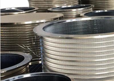 China 304 Stainless Steel Wedge Wire Screen L6m Filter Elements - 6000mm Length, 20-3000 Micron Slots for sale