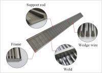 China T12mm Stainless Steel Wedge Wire Screen Filter with 6000mm Length and 20-3000 Micron Slot Range for sale
