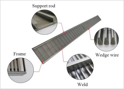 China T12mm Stainless Steel Wedge Wire Screen Filter with 6000mm Length and 20-3000 Micron Slot Range for sale