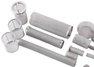 China ODM 3μm Stainless Steel Wire Mesh Cylinder Filter with 10mm Maximum Filtration Grade for Industrial Applications for sale