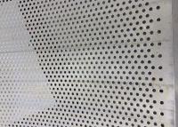 China 304 316 Stainless Steel Perforated Sheet 3mm Round Hole Decorative Punched Metal Mesh for sale