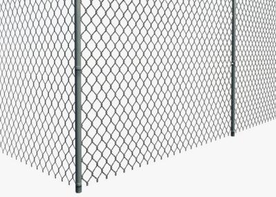 China 1.0mm Galvanized Chain Link Fence 0.5m Height with 20-100mm Mesh Opening for Industrial Security for sale