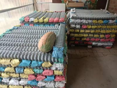 China Galvanized and PVC Coated Chain Link Fencing 70x70mm Hole 1.8mm Wire for sale
