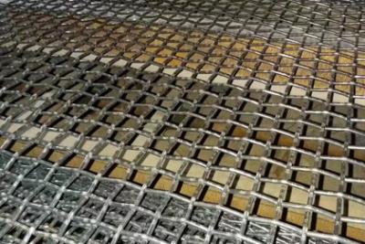 China 5cm Hole Size Black Woven Wire Mesh Hot Dipped Galvanized - 1-6mm Wire Diameter & 1-6m Width Options for sale