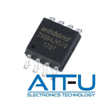 China 133Mhz Clock Frequency IC Circuit Board , W25Q64JVSSIQ 64M BIT Dual Quad SPI / QPI for sale