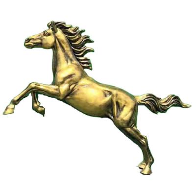 China Life Size Bronze Horse Sculpture 1800mm Height - Custom Outdoor Metal Art with Matte Finish for sale