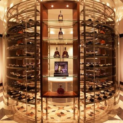 China Custom Stainless Steel Wine Cabinet with 5-20°C Temperature Control and Customizable Dimensions for Commercial Use for sale