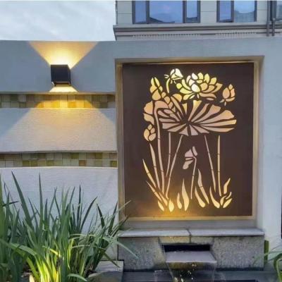 China 1000×2000mm Modern Galvanized Steel Garden Fence Panel - Custom Colors & LED Options Available for sale
