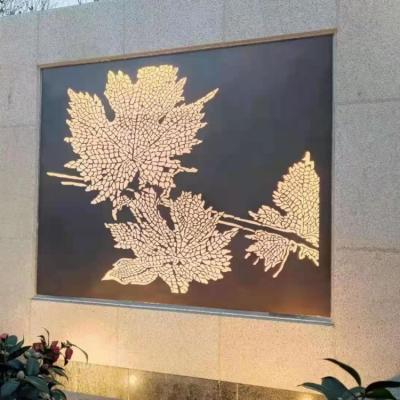 China Customized Galvanized Steel Fence Panel 1000×2000mm with Wall Lights - Modern Outdoor Security Solution for sale
