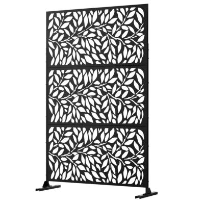 China Galvanized Steel Garden Fence Panels 1000×2000mm Custom Privacy Screens with UV-Resistant Finish for sale