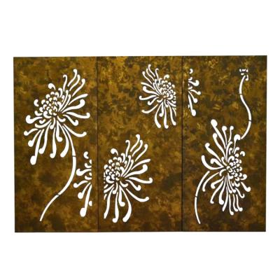 China 1000x2000mm Laser Cut Metal Garden Fence Panel - Galvanized Steel Security Fencing with Custom Colors for sale