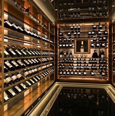 China Custom Stainless Steel Wine Cabinet - 201/304 Grade Metal Cellar with Temperature Control & 5-Year Warranty for sale