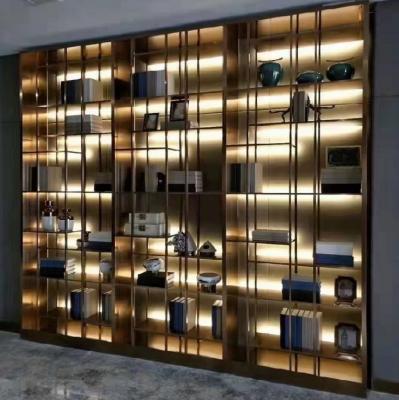 China Stainless Steel Decorative Shelf 300x2500mm with 5-Year Warranty - Custom Colors & Finishes for Living Room Storage for sale