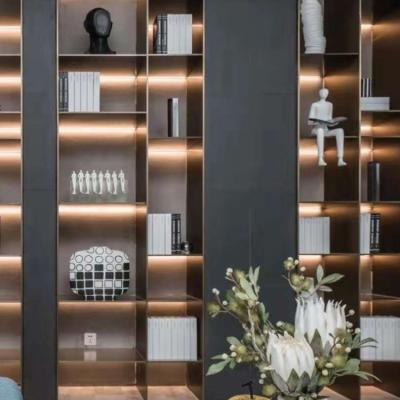 China Stainless Steel Modern Bookshelf Room Divider 300x2500mm with 5-Year Warranty and Custom Colors for sale