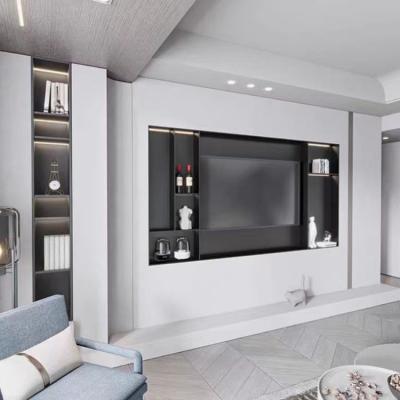 China Custom Stainless Steel TV Wall Niche Shelf 300×2500mm with 5-Year Warranty - Multiple Colors & Finishes for sale
