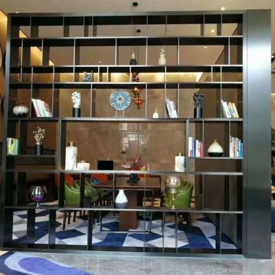 China SS201 SS304 Stainless Steel Decorative Shelf 300x2500mm Custom Room Divider with 5-Year Warranty for sale