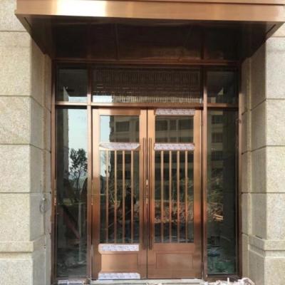 China Custom Stainless Steel Security Entry Door 2000x2500mm with Modern Design, Anti-Rust Finish & Custom Colors for sale