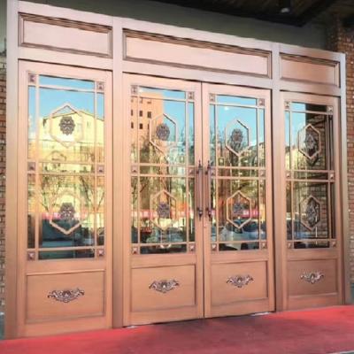 China Stainless Steel Decorative Entry Door 2000x2500mm Double Security with Custom Colors and 5-Year Warranty for sale