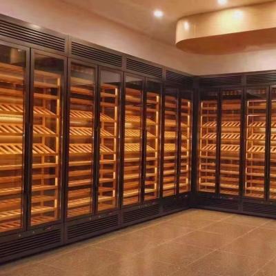 China Modern Stainless Steel Wine Cabinet 1000×2500mm with Glass Display - Custom Colors & 5-Year Warranty for sale