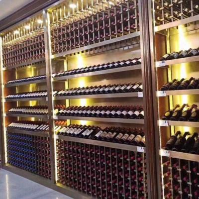 China Stainless Steel Classic Wine Cabinet 1000×2500mm with Custom Colors and 5-Year Warranty for Premium Wine Storage for sale