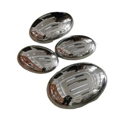 China Stainless Steel Pebble Sculpture 500mm Height with Mirror Surface - Custom Colors & Modern Garden Art for sale