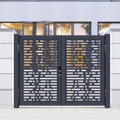 China Automated Ornamental Wrought Iron Gates 1000×2000mm Aluminum Driveway Security with Custom Sizes for sale