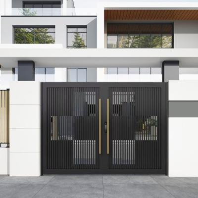 China Artistic Metal Decorative Gate 1000×2000mm Aluminum Garden Driveway with Custom Colors and UV-Resistant Finish for sale