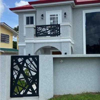 China Residential Metal Decorative Gate Privacy Laser Cut Fence Panel 1000×2000mm Aluminum Galvanized Steel Custom Design for sale