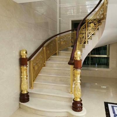 China Laser Cut Stainless Steel Stair Railing 850mm Height with Oxidation Resistance for Luxury Villa Projects for sale