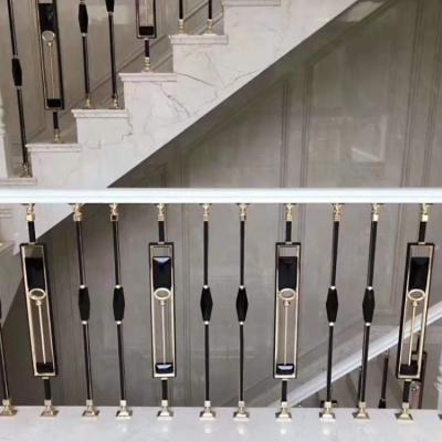 China Modern Stainless Steel Staircase Railing - 850mm Height, Custom Colors & Shapes, 5-Year Warranty for sale
